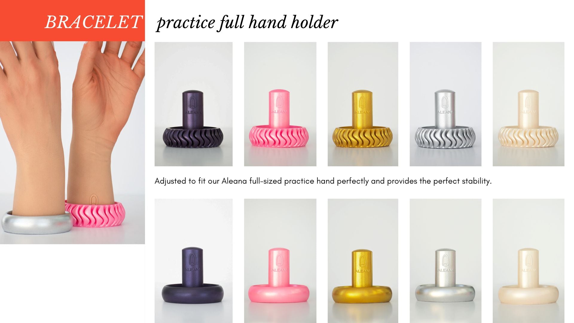 Essential Silicone Practice Hand Accessories – ALEANA HAND