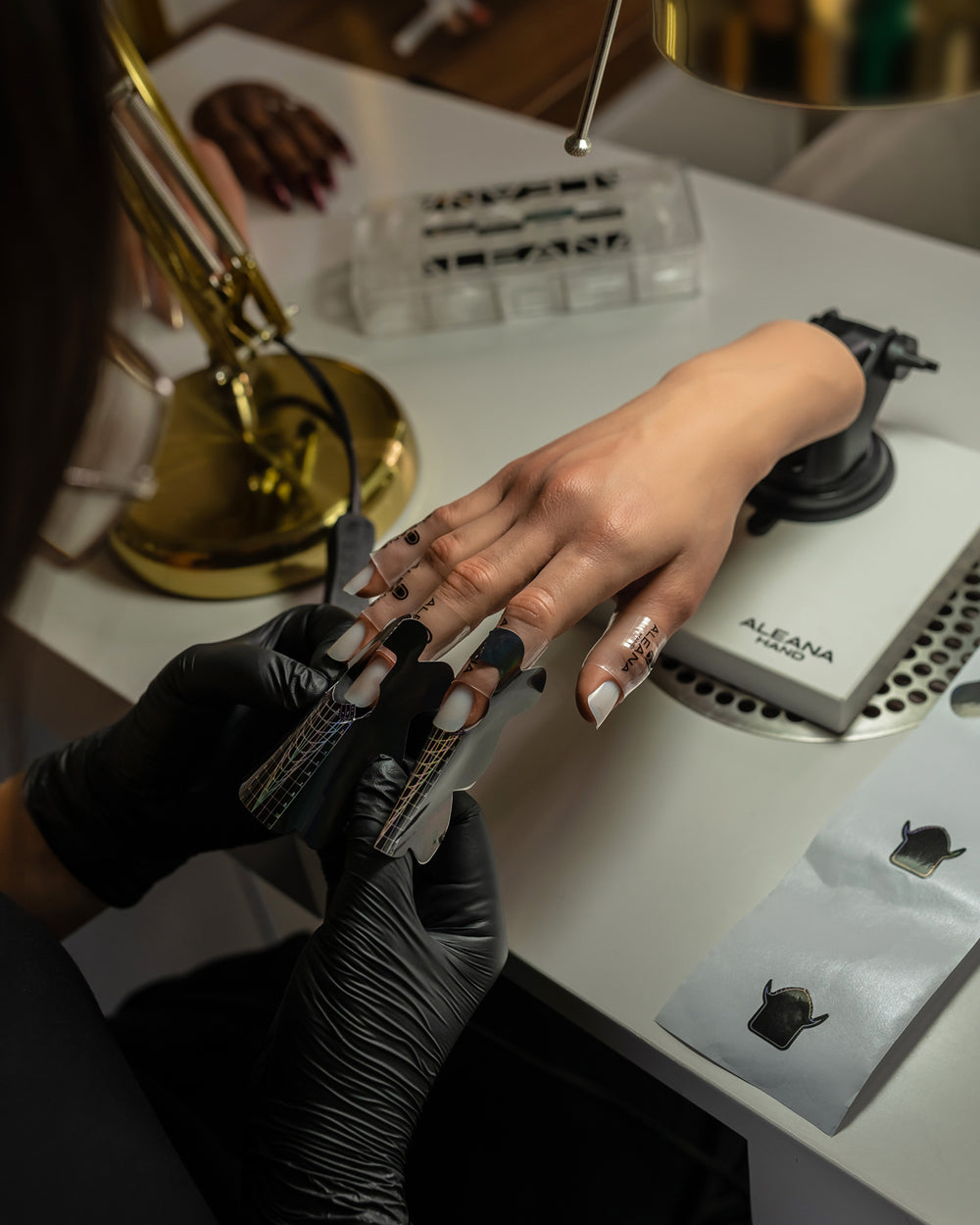 Professional Silicone Practice Hand for Acrylic Nails by Aleana Hand ...