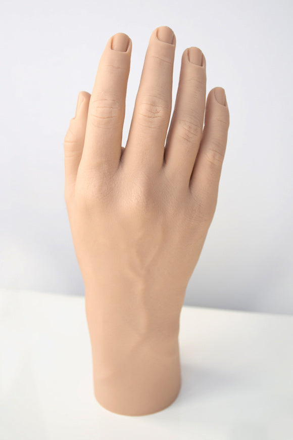 Silicone Hand for Acrylic & Gel Nail Practice – ALEANA HAND